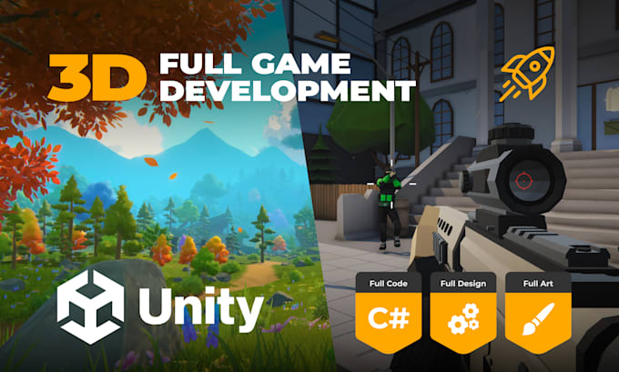 Develop a complete 3d game in unity by The_als12 | Fiverr
