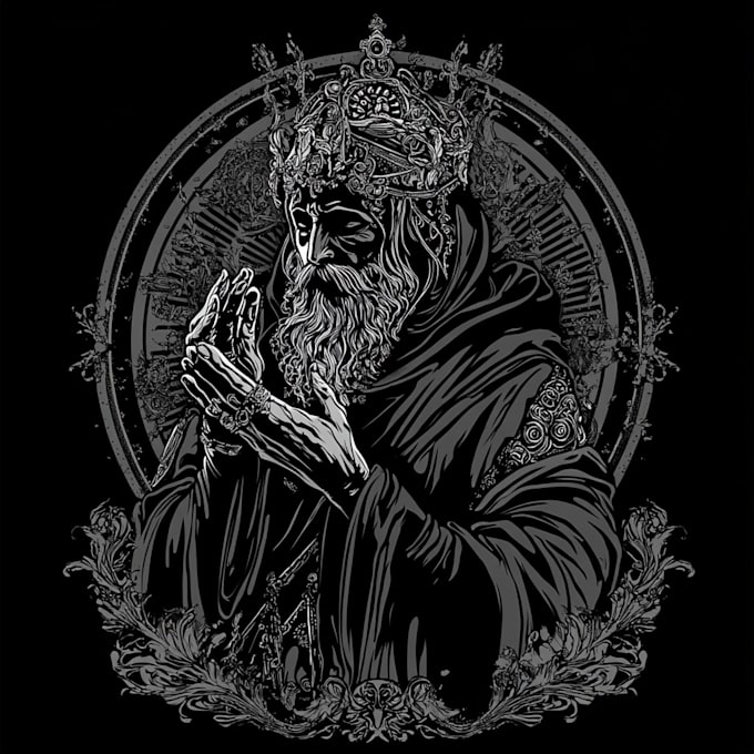 Draw dark, punk, goth, horror character in like comic style by ...