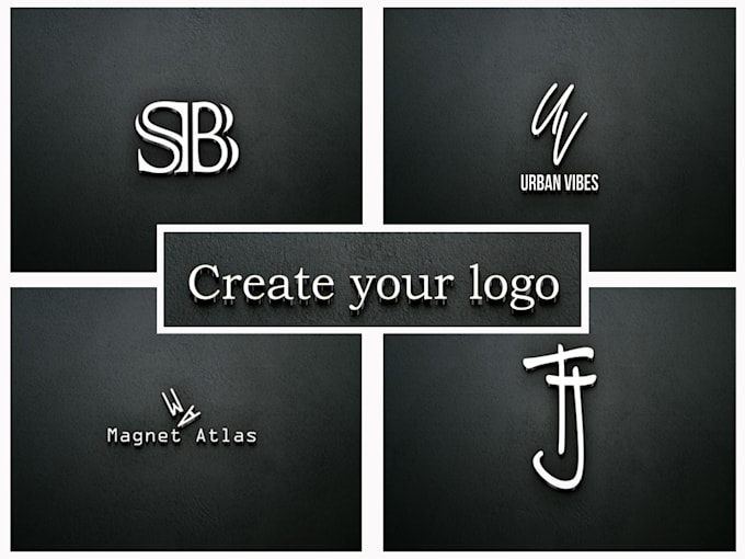 Unique monogram logo for your brand by Borsvitlana | Fiverr