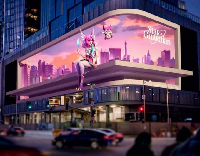 Create 3d billboard animation, 3d anamorphic animation, 3d cgi ...