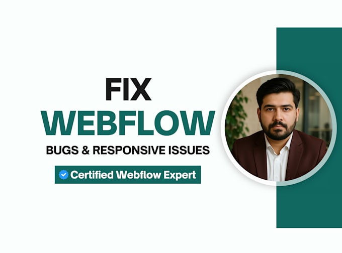 Fix webflow website, fix webflow issues, responsive issues by Webwales | Fiverr