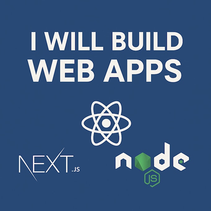 Build modern web apps with react and nodejs or nextjs by Nuredin100 | Fiverr