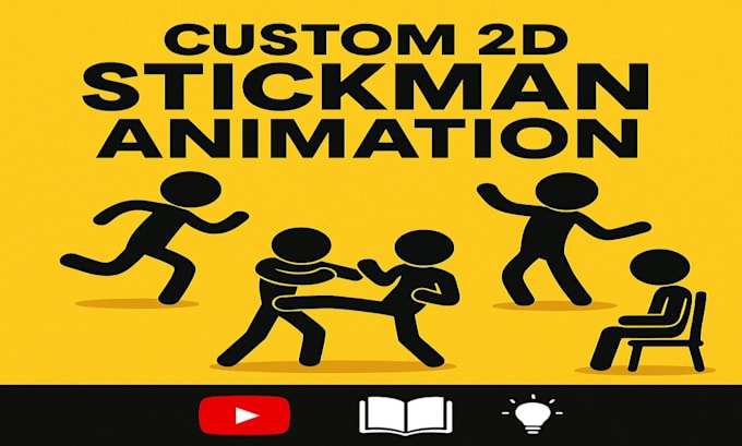 Draw stick figure animate stick figure 2d stickman animation 2d figure ...