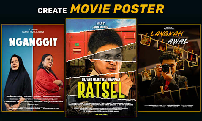 Create a movie poster by Fandes_design | Fiverr