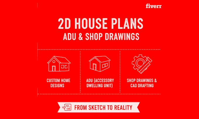 Create 2d floor plan, as built drawing, adu drawings and redline to ...