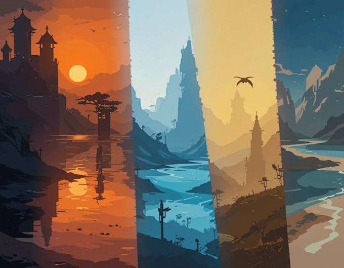 Visualize your dream world with ai art in unique styles by Sai ...