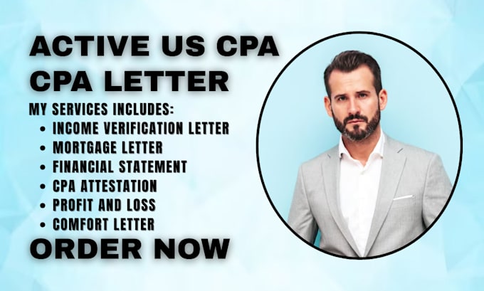 Do us financial statement, cpa notary letter, profit loss, cpa ...