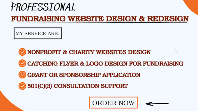 Build or redesign charity nonprofit donation website, logo, fundraising flyer by Jeffpromote ...