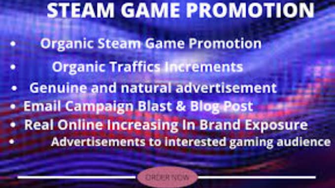 Steam game promotion, roblox game promotion, steam game marketing ...