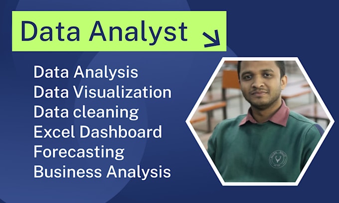Do data analysis, data visualization, and excel dashboard by A_a_asad | Fiverr