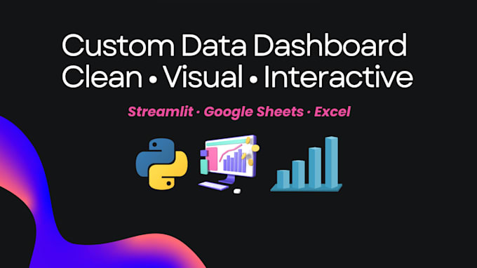 Build a custom dashboard to visualize your data by Amtebb | Fiverr Build a custom dashboard to visualize your data by Amtebb | Fiverr
