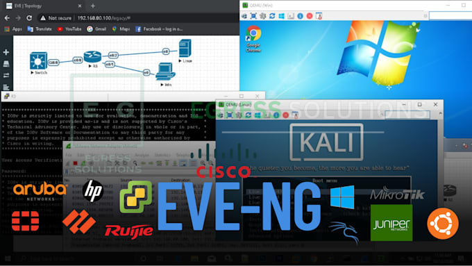 Be install and configure eve ng by Promodh_ravishk | Fiverr