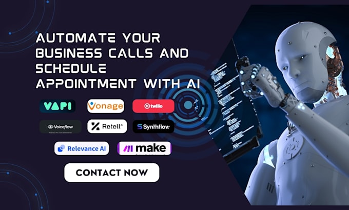 Build autoresponder ai voicebot agent,ai calling,synthflow vapi, relevance ai by Haryor_e | Fiverr