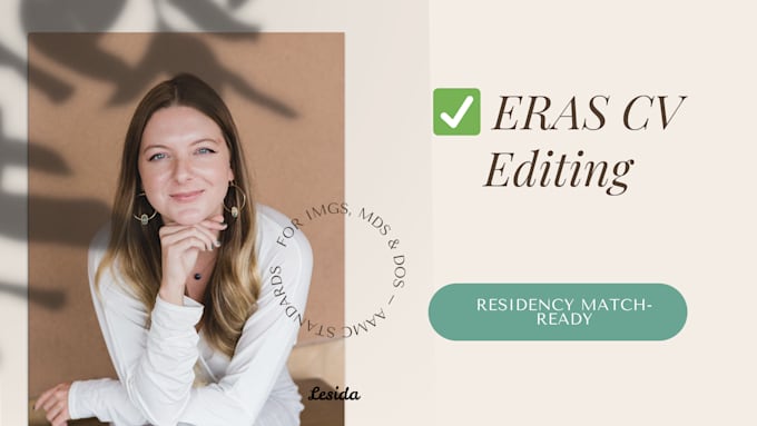 Revamp, edit, and format your eras cv for residency match success by ...
