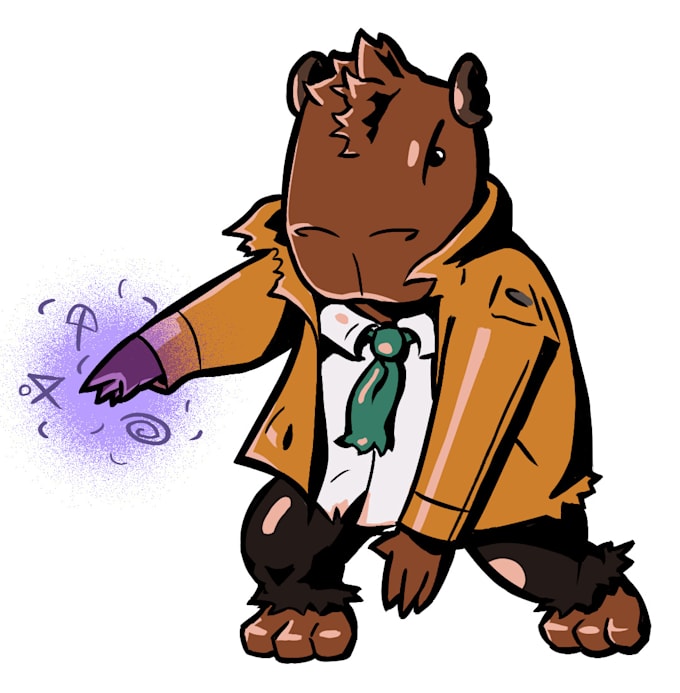 Create a modern fantasy character design by Amploespectro | Fiverr