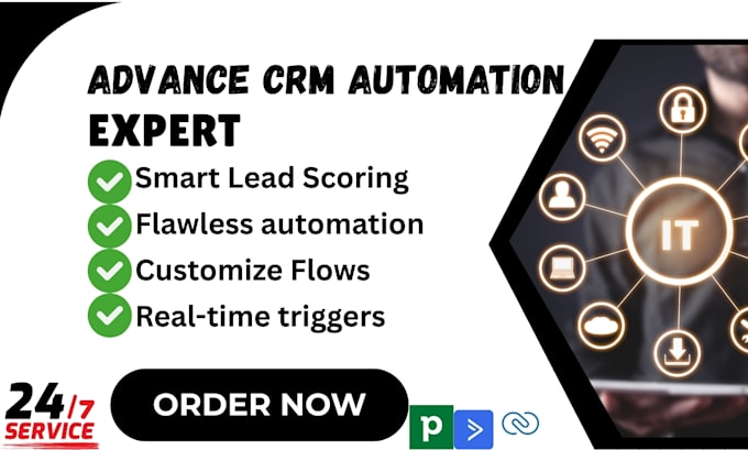 Design advanced crm automation flows in hubspot,pipedrive,active ...