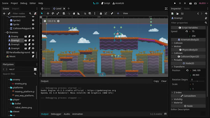 Create full 2d godot game for you by Zander_hamp | Fiverr