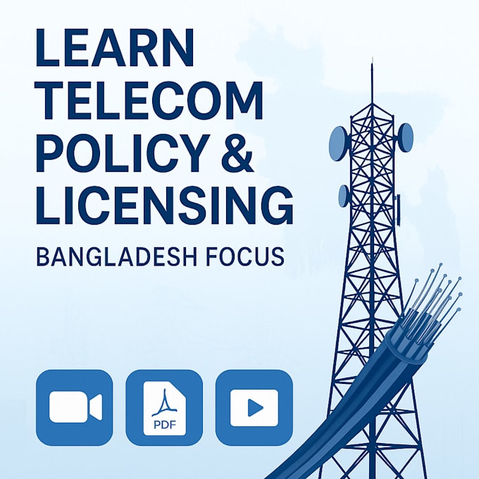 Teach you telecom policy, licensing, and telco infrastructure by Kazi ...