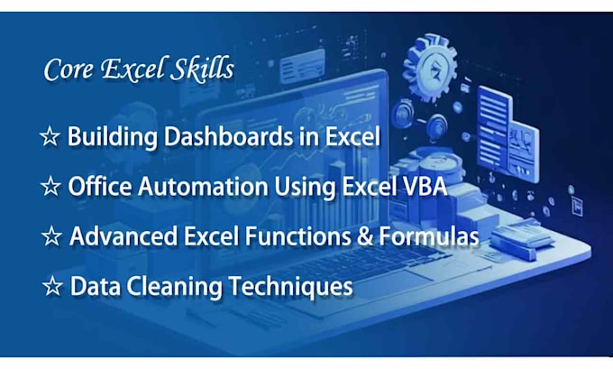 Automate excel with power query vba interactive dashboards by Qiyuananalyst | Fiverr