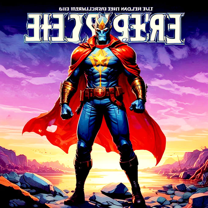 Make a comic book cover and comic cover page design by Anastanej | Fiverr