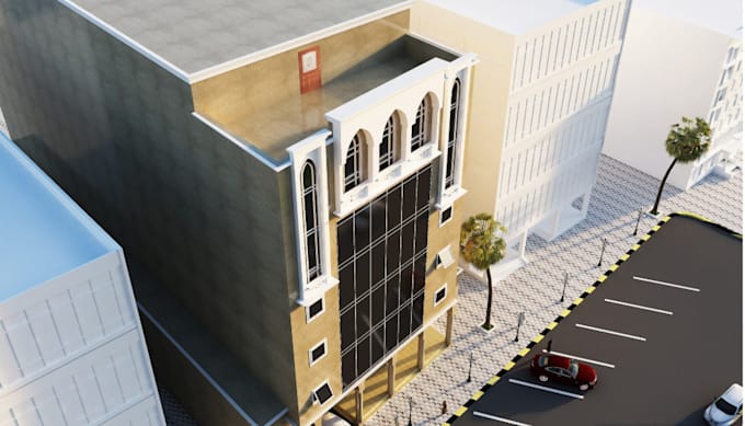 Resort 3d hotel design,high rise rendering,facade exterior design,floor ...