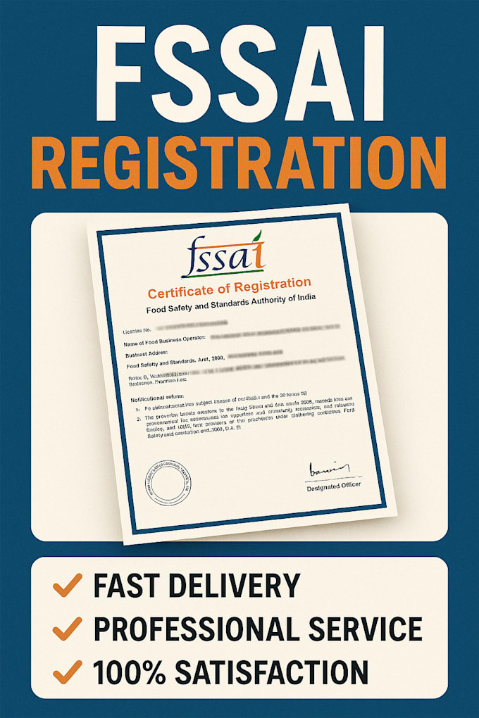 Handle your fssai registration basic, state, or central license by ...