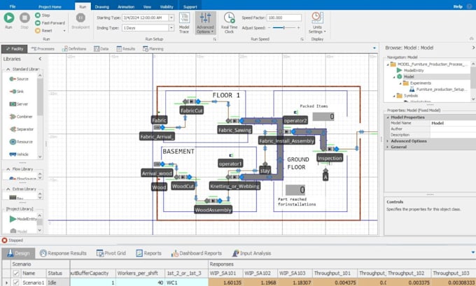 Do simio and flexsim simulation by Engr_ameer21 | Fiverr