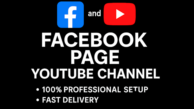 Set up professional facebook and youtube channels with seo by Mdjoyel4 | Fiverr