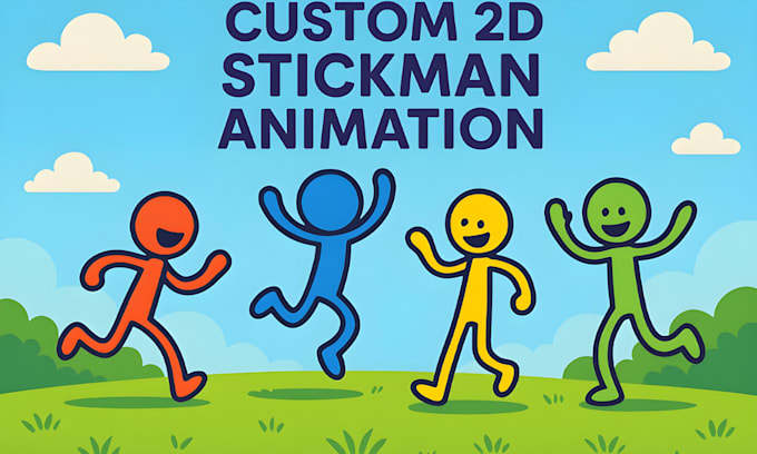 Draw 2d stickman animation stick figure animation 2d animation funny ...