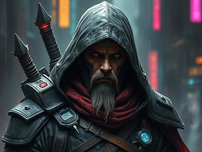 Draw your character fantasy medieval cyberpunk steampunk by Collieroux ...