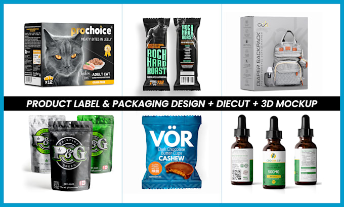 Do all types of product packaging, label and bottle design by ...