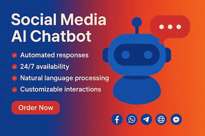 Build a self learning ai chatbot for whatsapp, telegram, website, messenger by Shawrovhassan ...