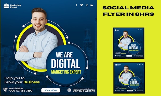 Deliver stunning instagram and facebook flyers in under 8 hours by ...