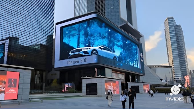 Create realistic 3d billboard animation fooh dooh and teaser animation ...