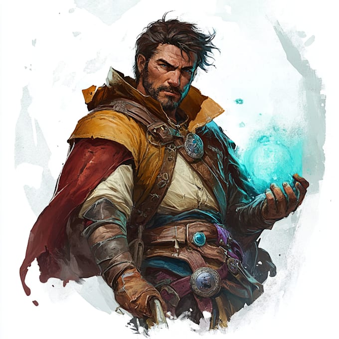 Draw your game art dnd character illustration by Dorothy_454 | Fiverr