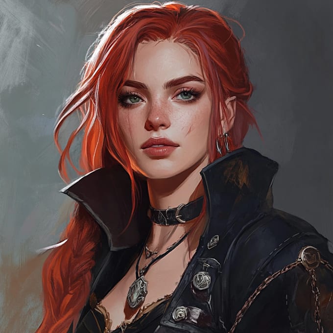 Draw a character art and dnd character illustration by Dorothy_454 | Fiverr