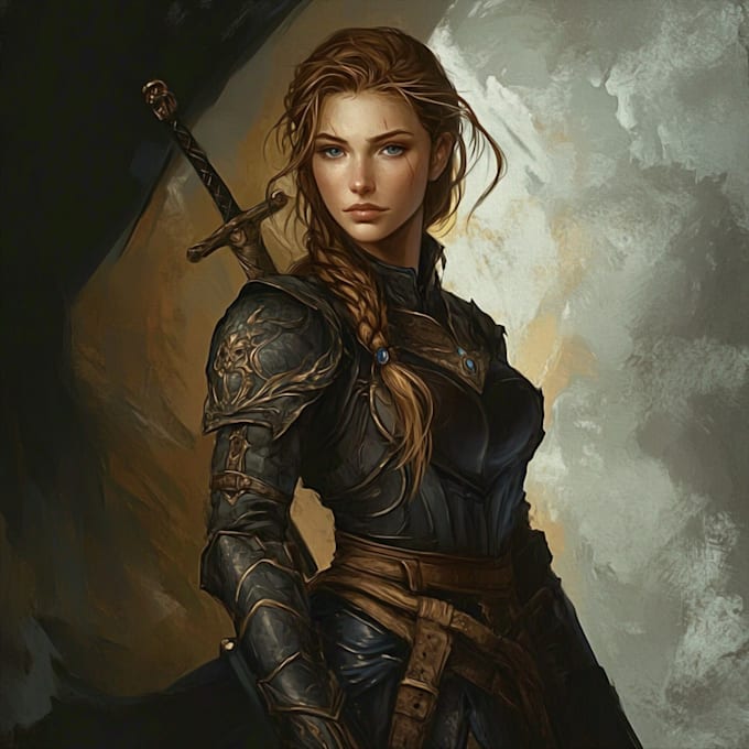 Draw a stunning dnd character art illustration for you by Almazshilova ...