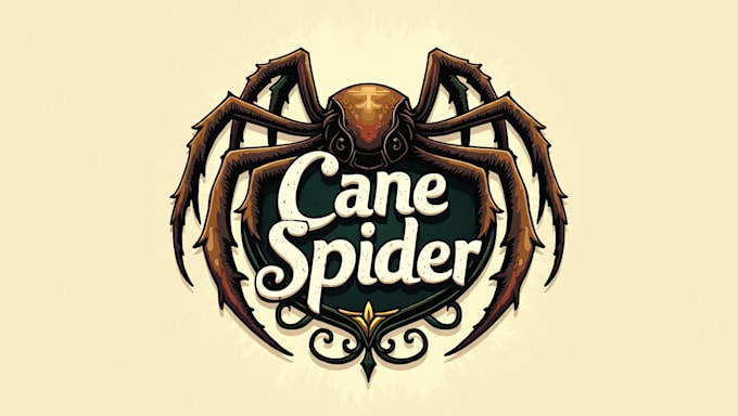 Create awesome cane spider logo with free vector file by Dovie_legros ...