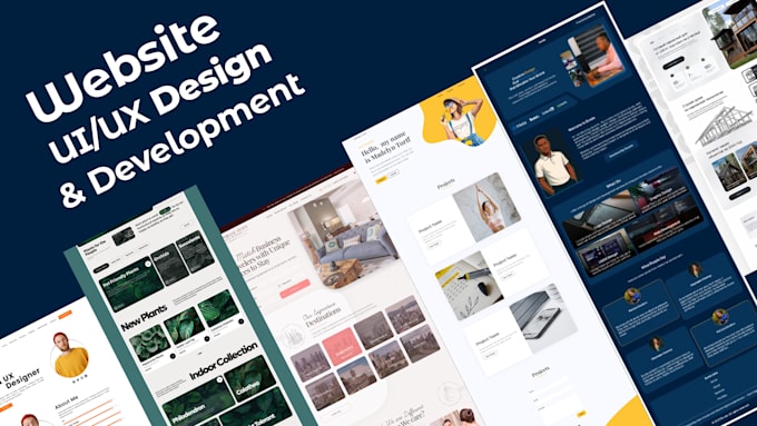 Design modern figma website design, website ui ux design, website ...