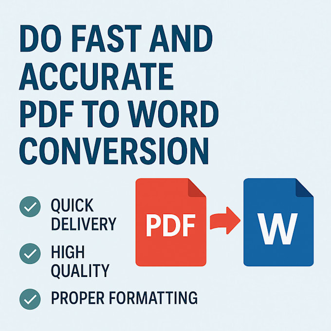Do fast and accurate pdf to word conversion with formatting by ... Do fast and accurate pdf to word conversion with formatting by ...