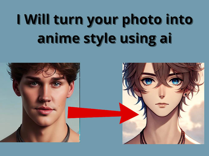 Turn your photo into anime style using ai by Davidebanshee | Fiverr