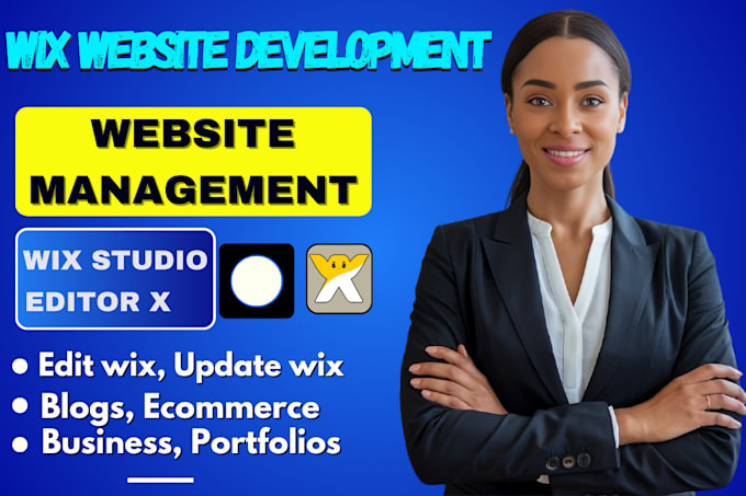 Create wix website redesign wix studio edit wix website animated blog website by Steve_section ...