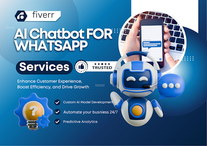 Develop whatsapp ai chatbot automation for businesses by Rimsha_malik07 ...