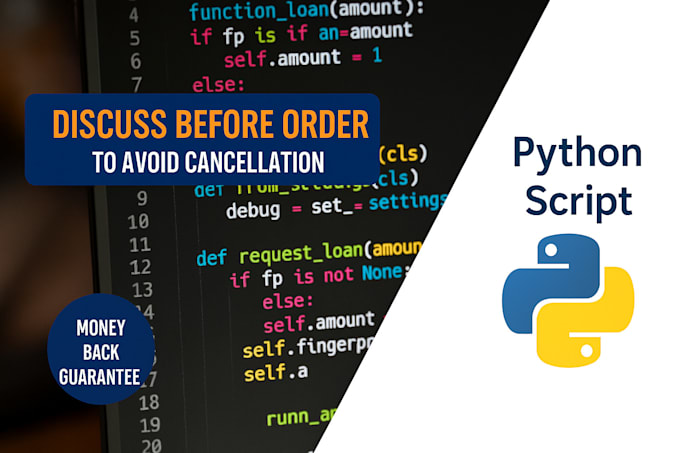 Develop automations and custom solutions with python by Ruslanas25 | Fiverr