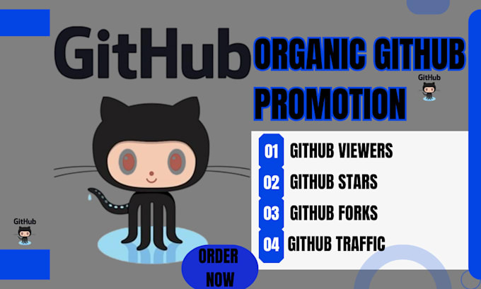 Do github, github promotion fork stars organic watchers by Smith_blake2 | Fiverr