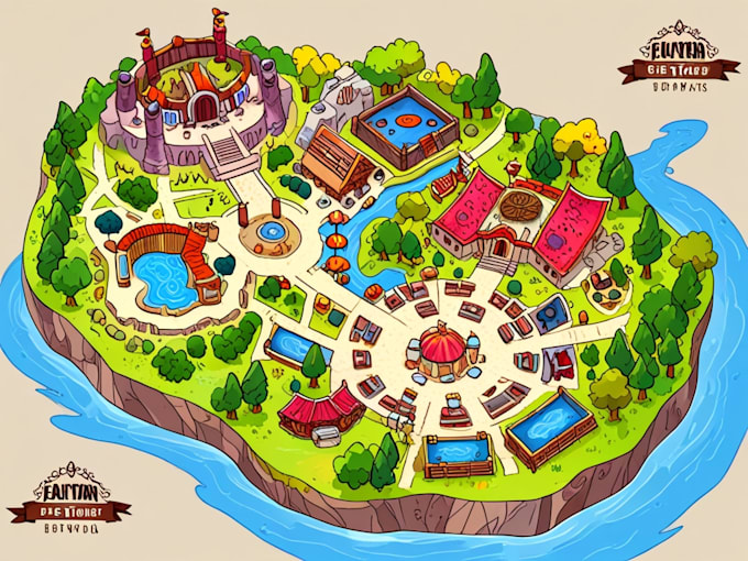 Design vector maps, event maps, fantasy festival maps by Amogelanongh ...