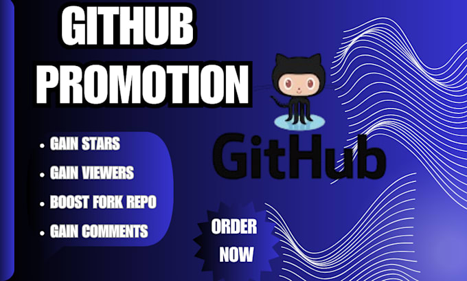 Do github promotion and increase watcher and stars by Jordan_owen234 | Fiverr