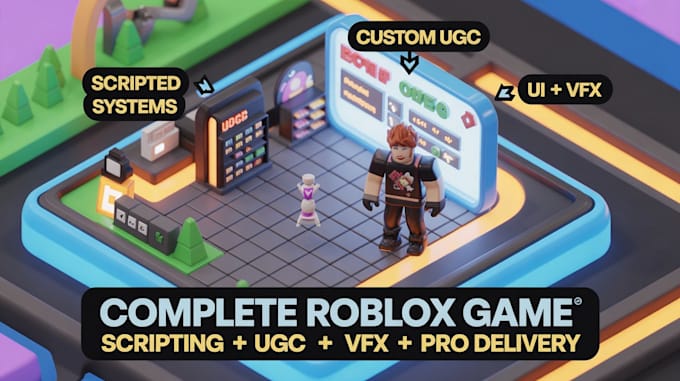 Build a roblox mini game with full scripting and user interface by ...