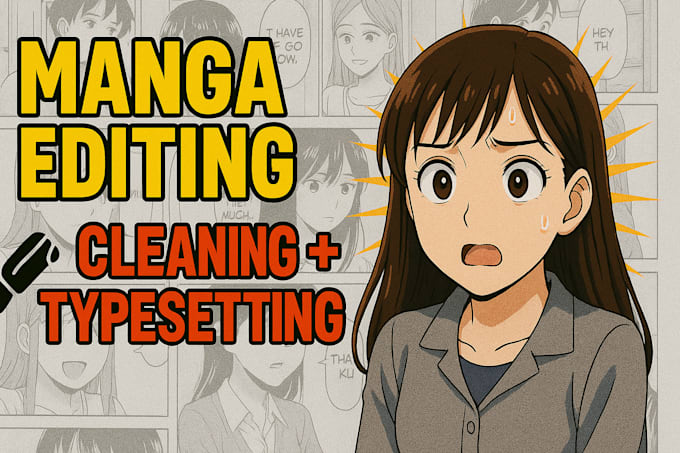 Clean and typeset your manga manhwa comic by Cinegen | Fiverr