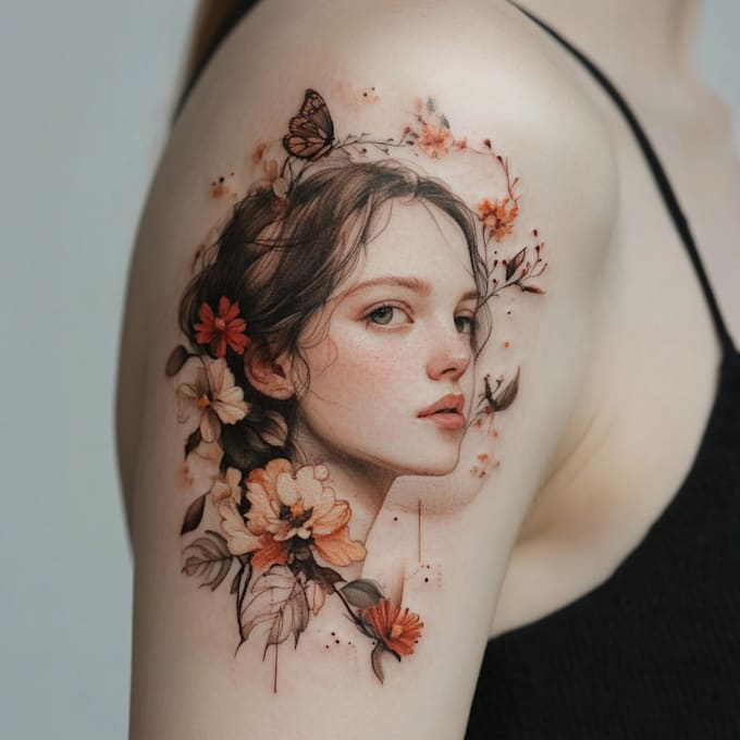 Create a custom tattoo sleeve design for you by Autumnston | Fiverr